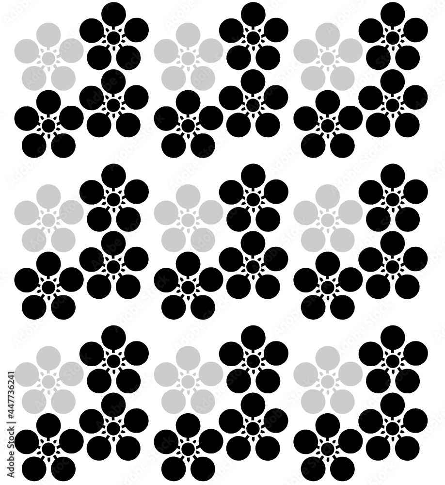 Japanese pattern art illustration. Hand drawn sketch. Japanese culture ...