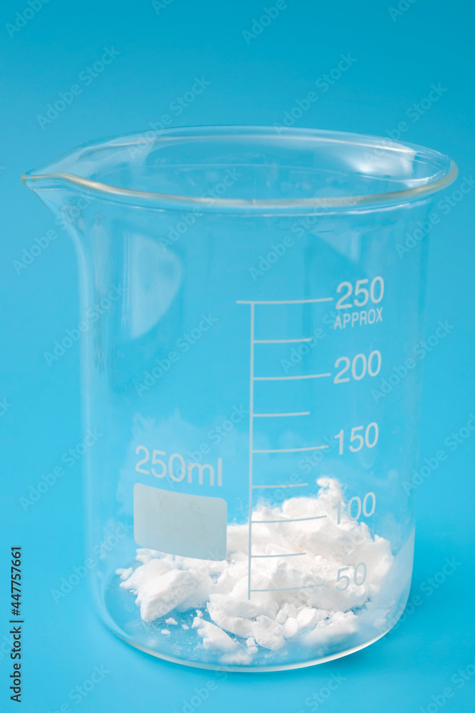 Science laboratory, scientific experiment and lab test concept with dry ...