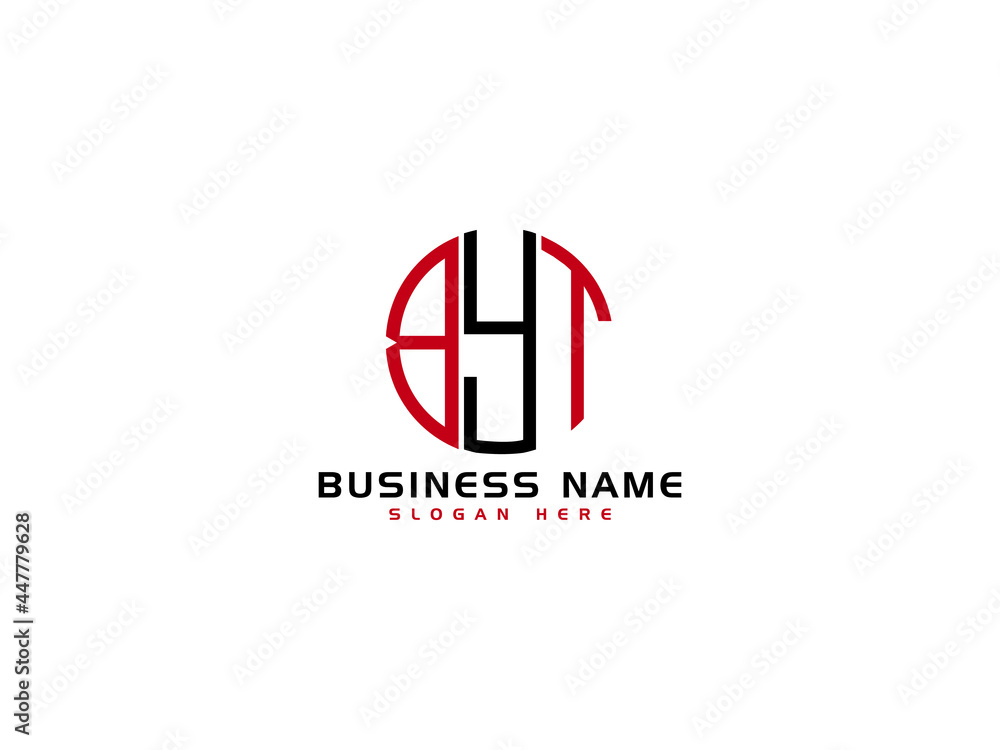Letter BYT Logo Icon Vector Image Design For New Business Stock Vector ...
