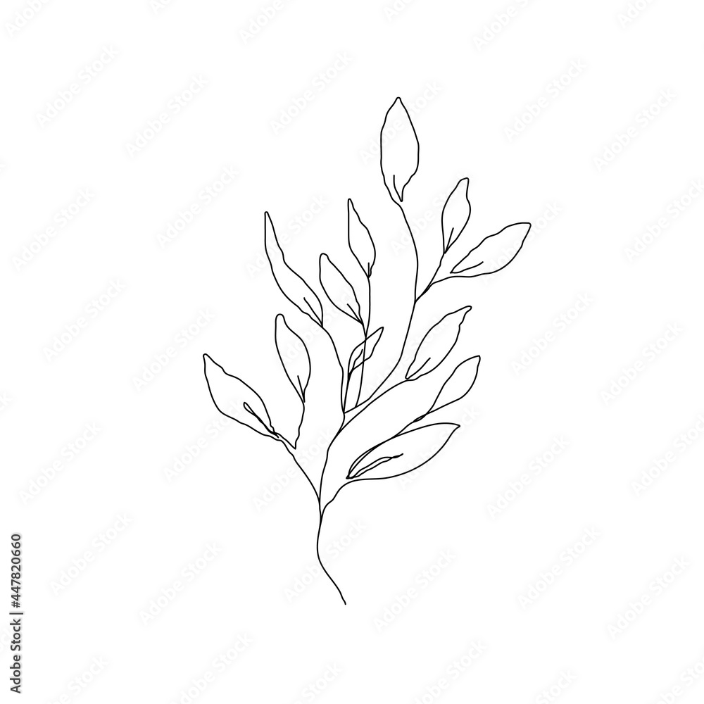 Simple Plant Line Drawing Sale Discount | www.pinnaxis.com