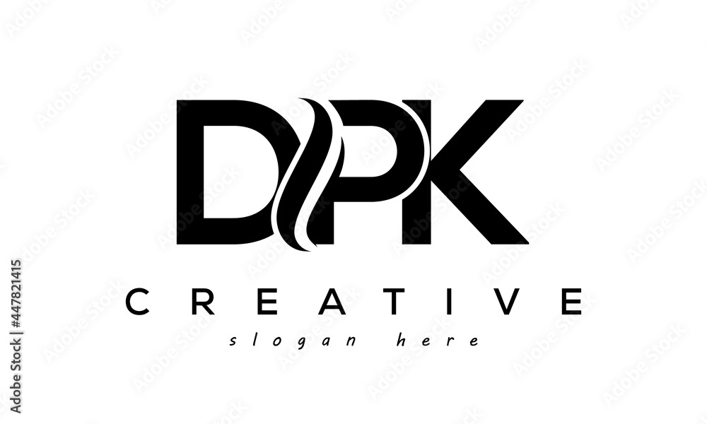 Letter DPK creative logo design vector Stock Vector | Adobe Stock
