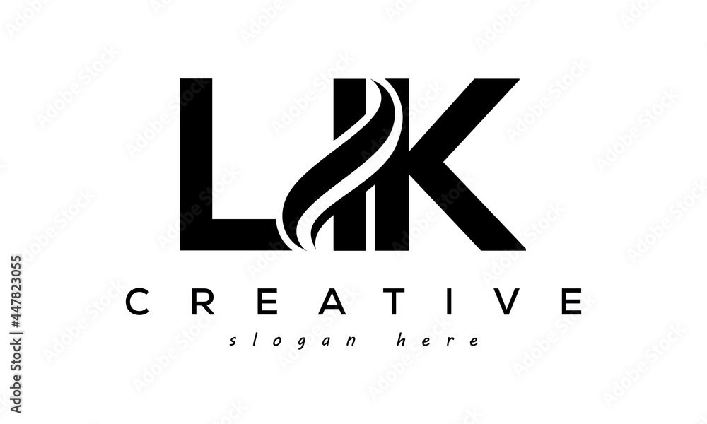 Letter LIK creative logo design vector Stock Vector | Adobe Stock