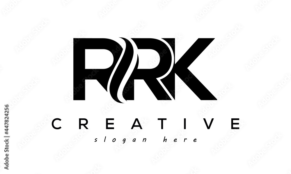 Letter RRK creative logo design vector Stock Vector | Adobe Stock