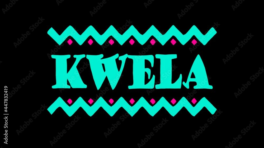 Kwela - African music style. Transparent Alpha channel. 4K video. Color ...