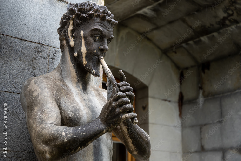 Photo & Art Print Satyr sculpture at the Imperial Palace in Massandra ...