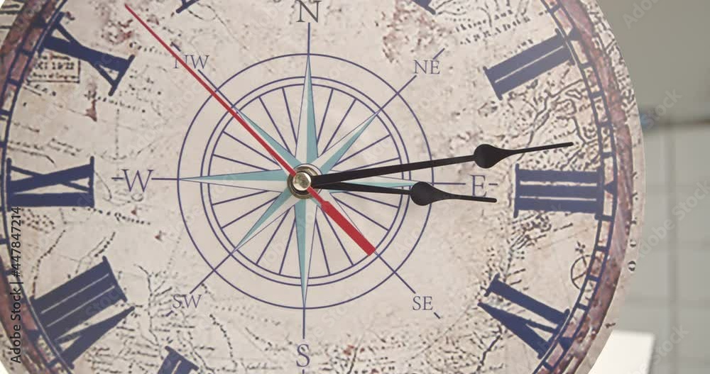 Vidéo Stock Time management, deadline and countdown concept : Vintage ...