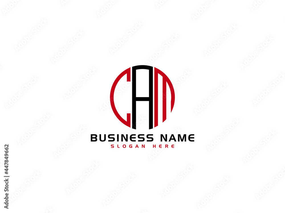 Letter CAM Logo Icon Vector Image Design For New Business Stock Vector ...
