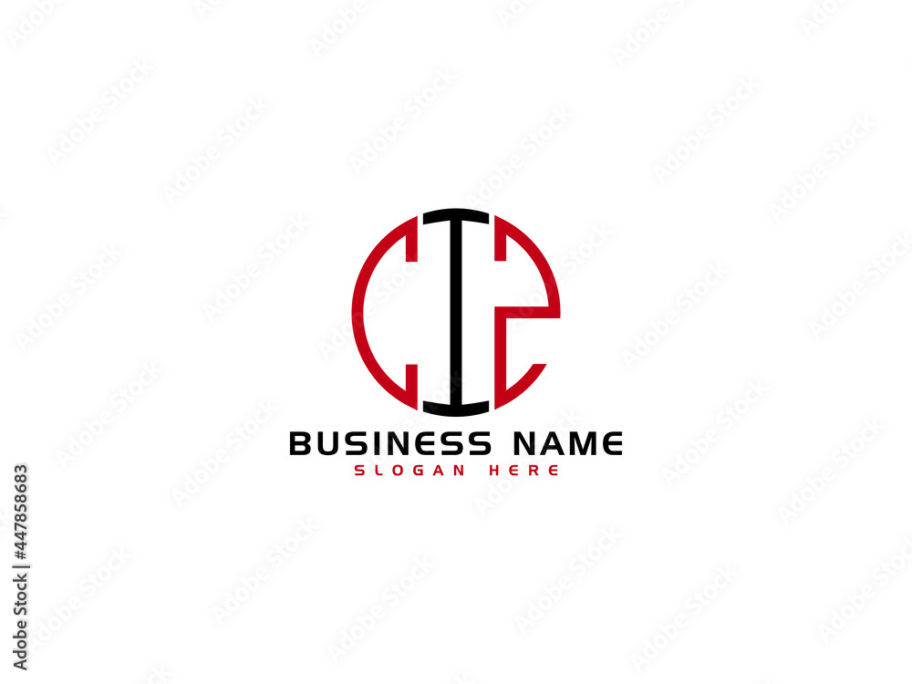 Letter CIZ Logo Icon Vector Image Design For New Business Stock Vector ...