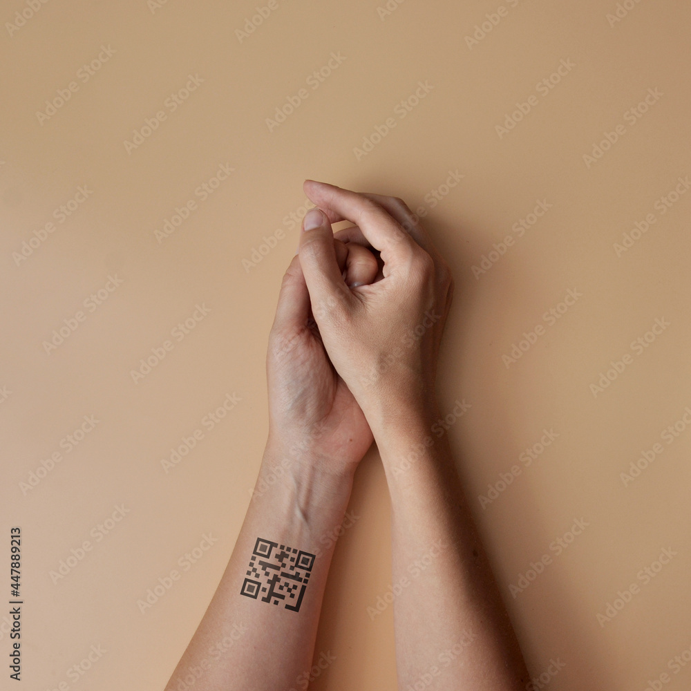 Qr Code Temporary Tattoo