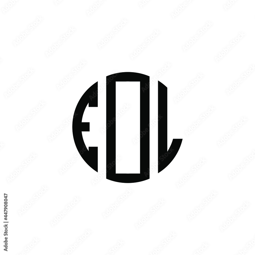 EDL letter logo design. EDL letter in circle shape. EDL Creative three ... EDL letter logo design. EDL letter in circle shape. EDL Creative three ...