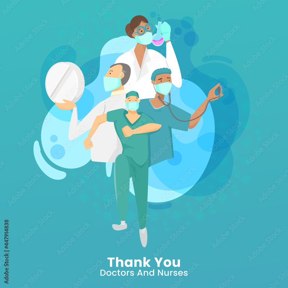 Thank you doctors and nurses. Thank you brave healthcare workers ...