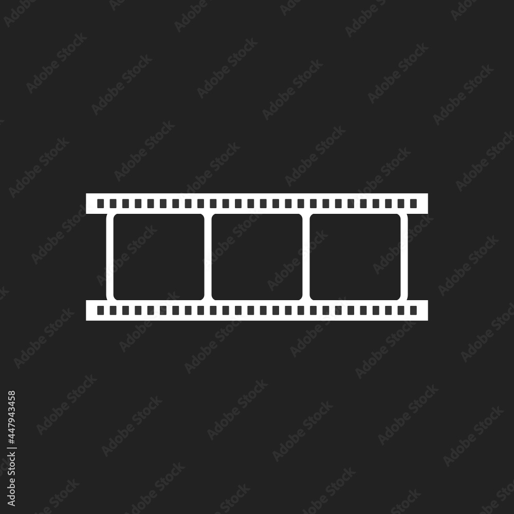 Filmstrip Vector, Filmstrip Icon, Film Photography, Film Roll Icon ...
