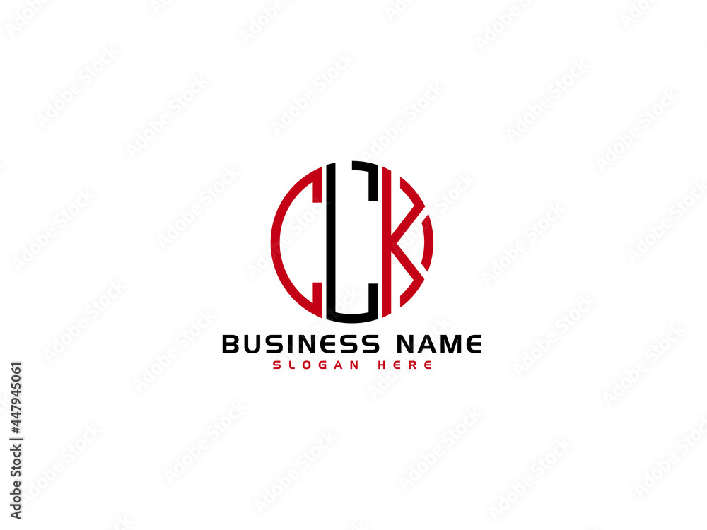Letter CCK Logo Icon Vector Image Design For New Business Stock Vector ...