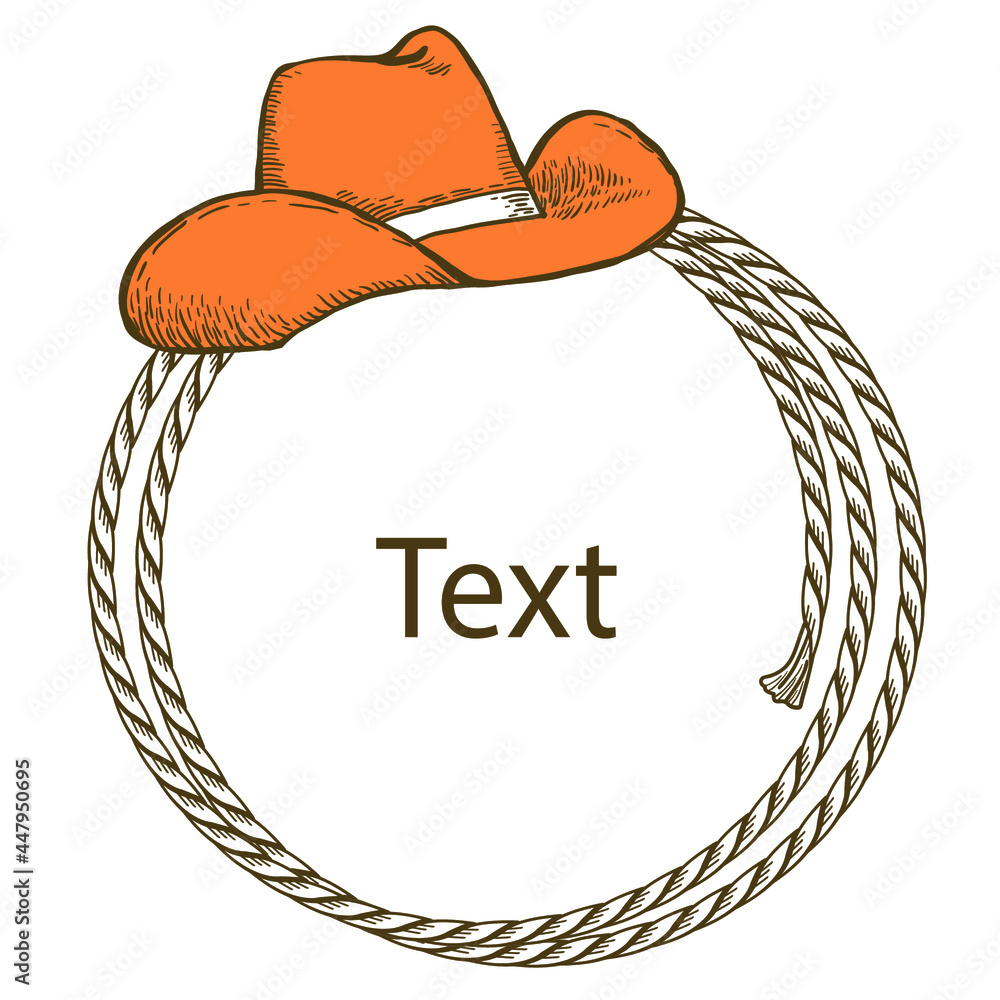 Cowboy Rope Vector