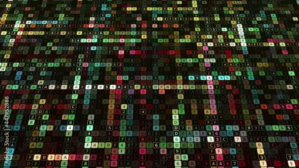 Video Stock Technological background with representation of a computer ...