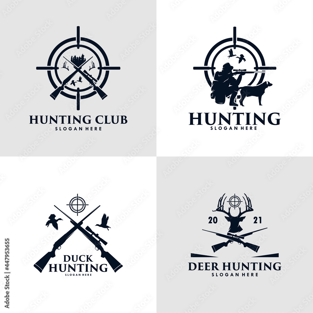 Duck Hunting Logos Designs
