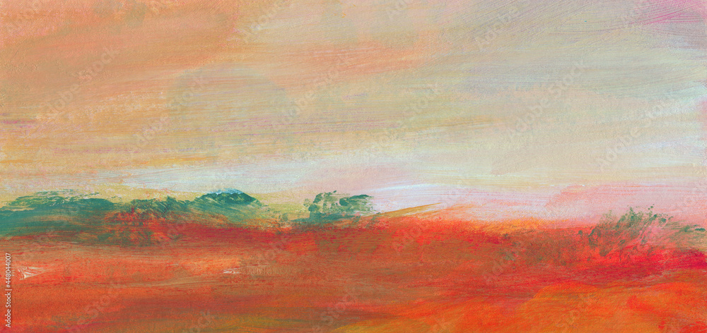 Abstract landscape. Versatile artistic backdrop for creative design ...