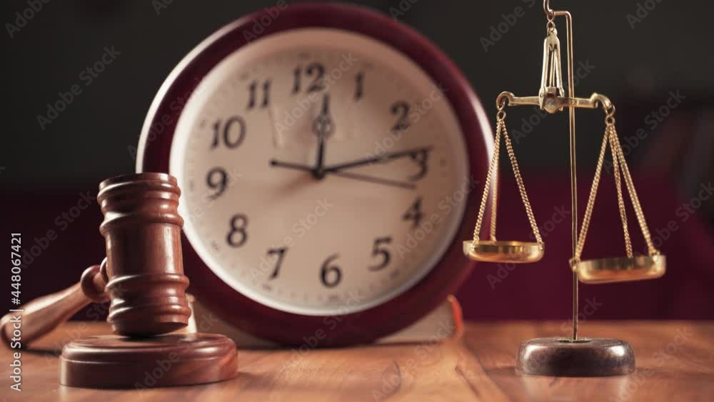 Concept showig of Problems with legal system, delay or slow in judicial ...