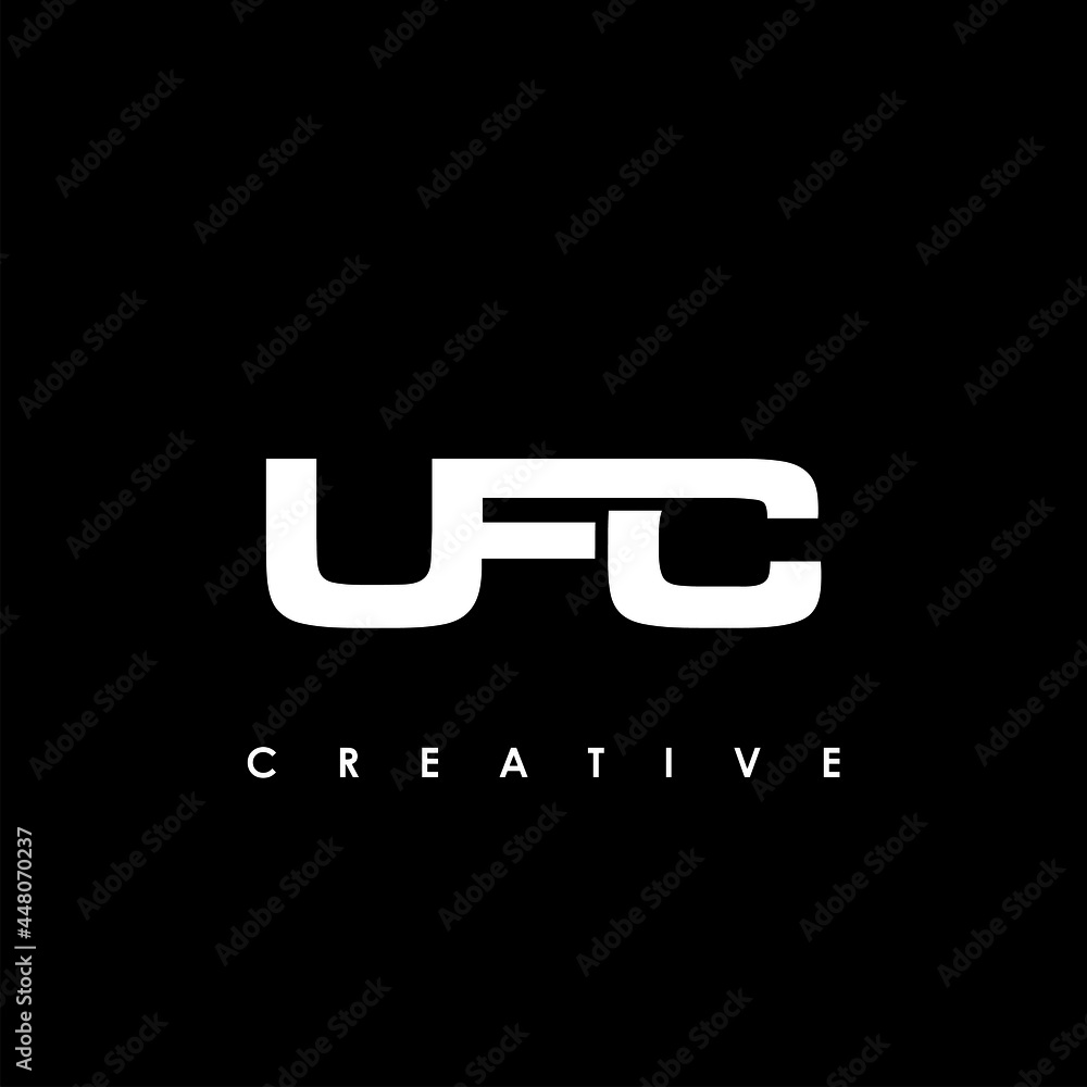 Photo UFC Letter Initial Logo Design Template Vector Illustration ...