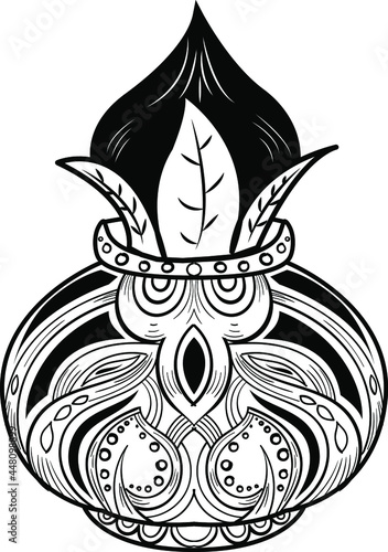 Kalash Line Art Png