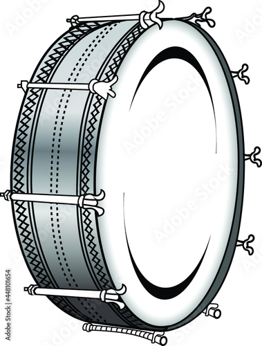 Indian wedding and festival dhol dholak artistic symbol with fine ...