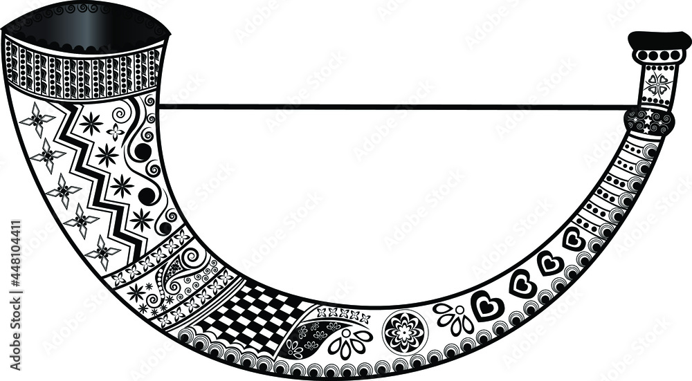 Indian wedding clip art of Musical instrument French horn Brass ...