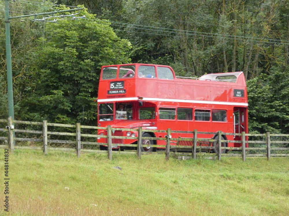 Vintage British Double Decker Bus