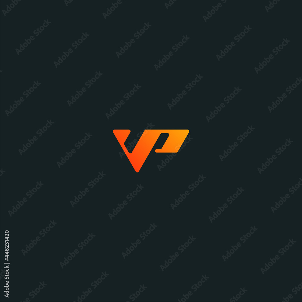 V AND P LOGO DESIGN VECTOR Stock Vector | Adobe Stock