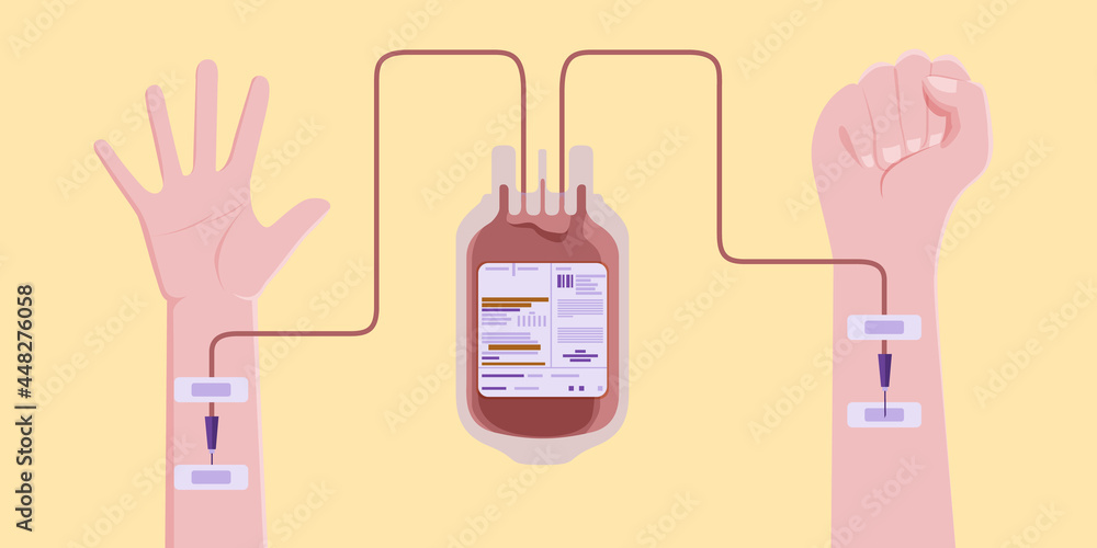The hospital is a transfusion of the same blood type to patients who ...