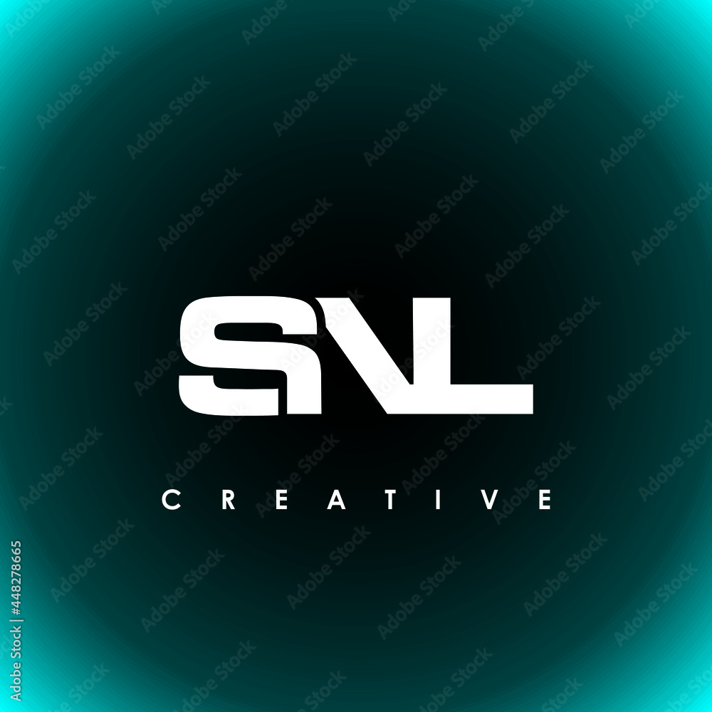 Vetor de SNL Letter Initial Logo Design Template Vector Illustration do ...
