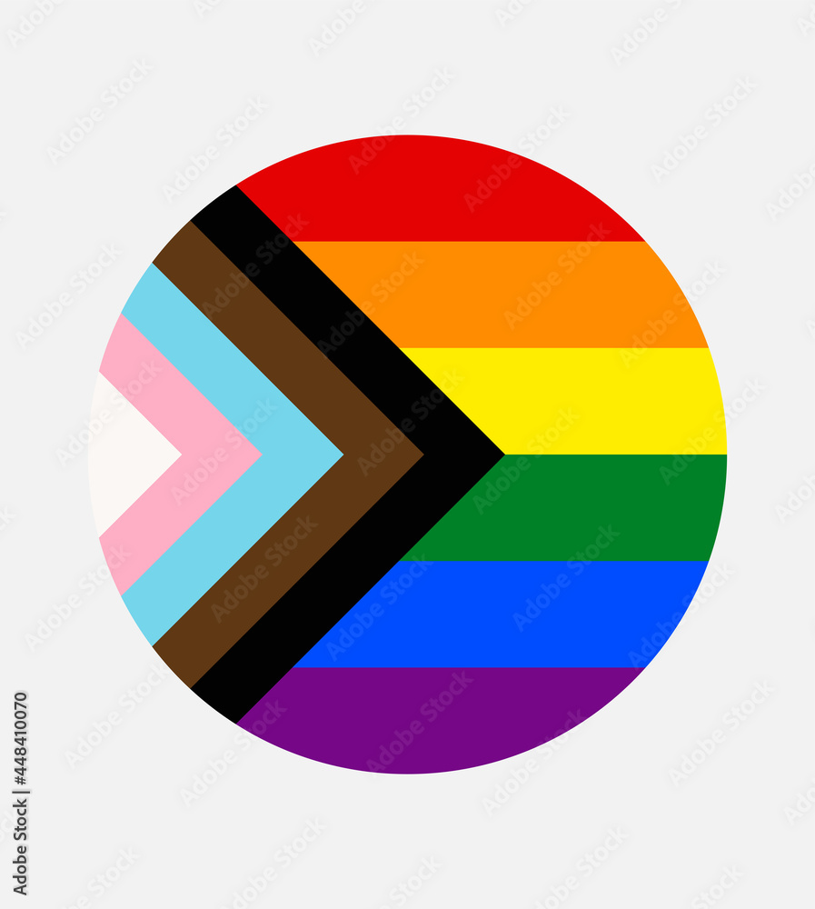 Vetor do Stock: New LGBTQ and Rights Pride Flag. Update Vector of a ...