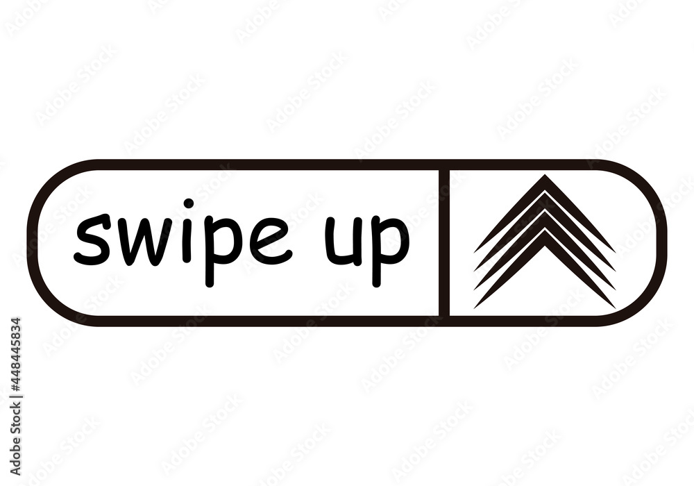 Icono de flecha para deslizar pagina web hacia arriba. Stock Vector ...