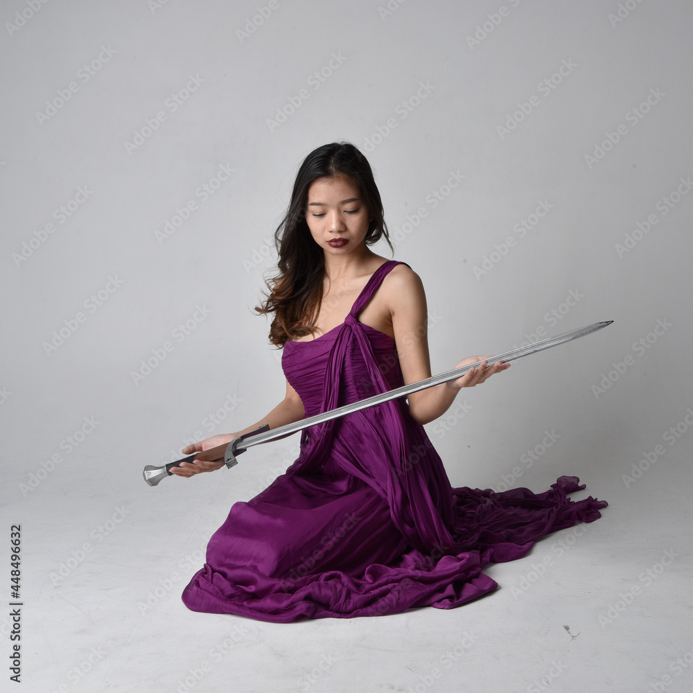 Asian Girl With Sword
