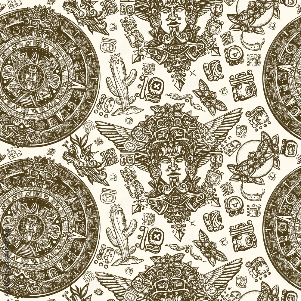 Ancient Maya Civilization background. Mexican mesoamerican culture ...