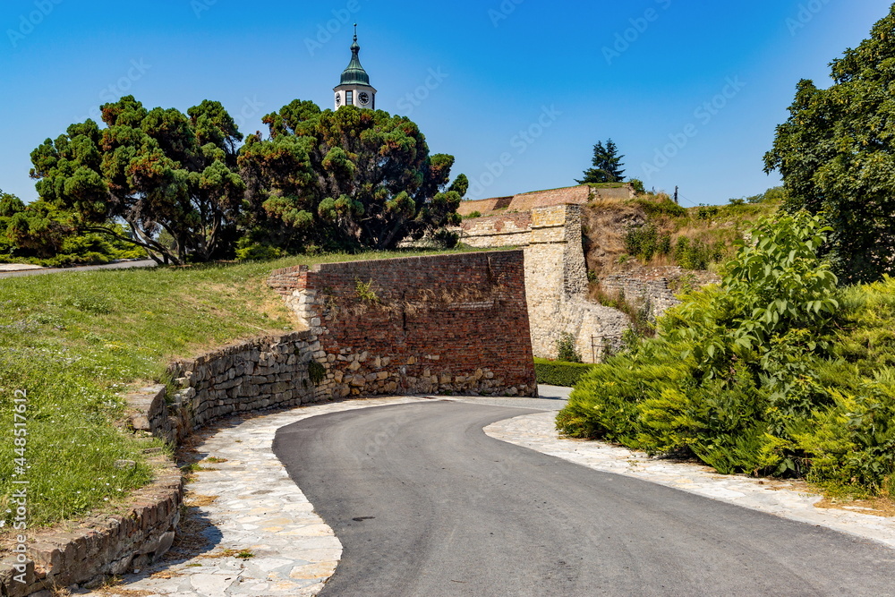 Kalemegdan Fortress is historic castle towers, gate, and bridge in ...