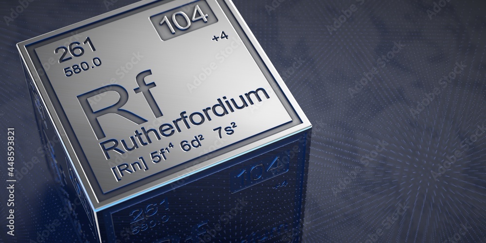 What Does Rutherfordium Look Like