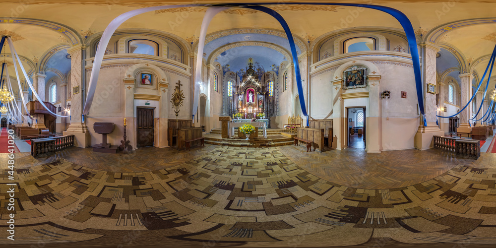 Full spherical seamless hdri panorama 360 degrees inside interior of ...