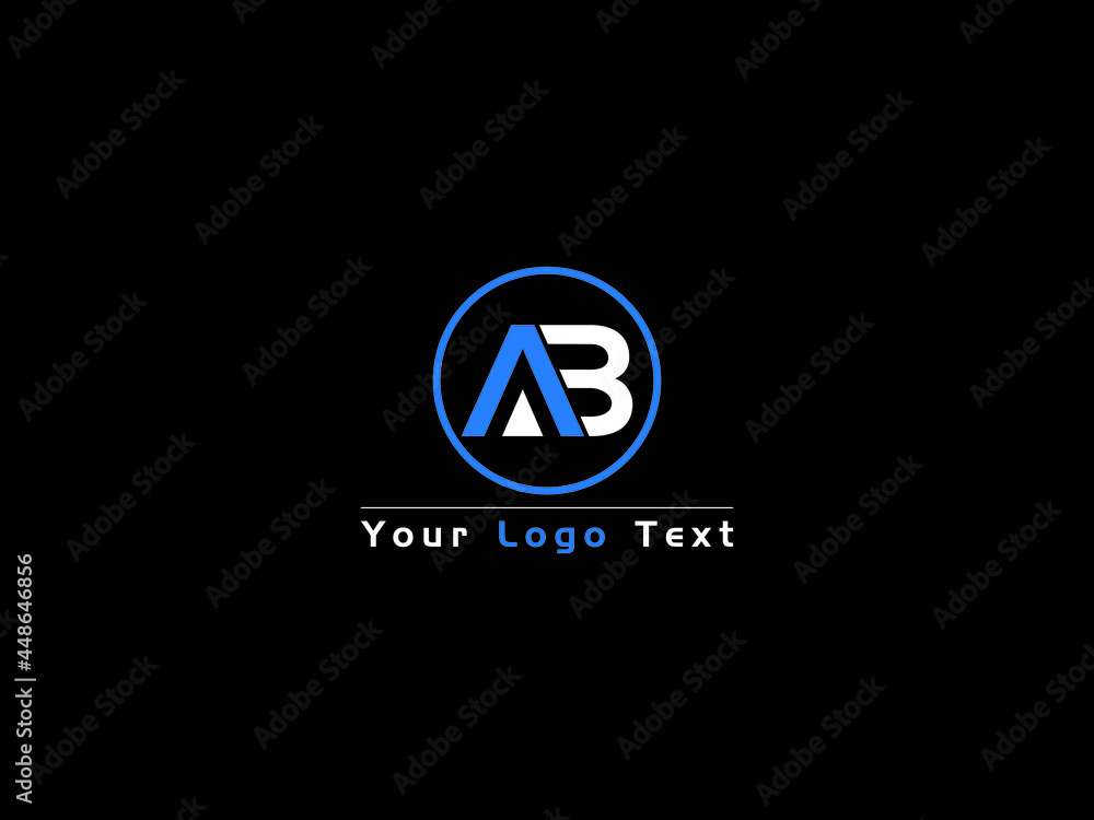 Letter AB Logo, Creative ab a&b Logo Icon Vector Stock Stock Vector ...