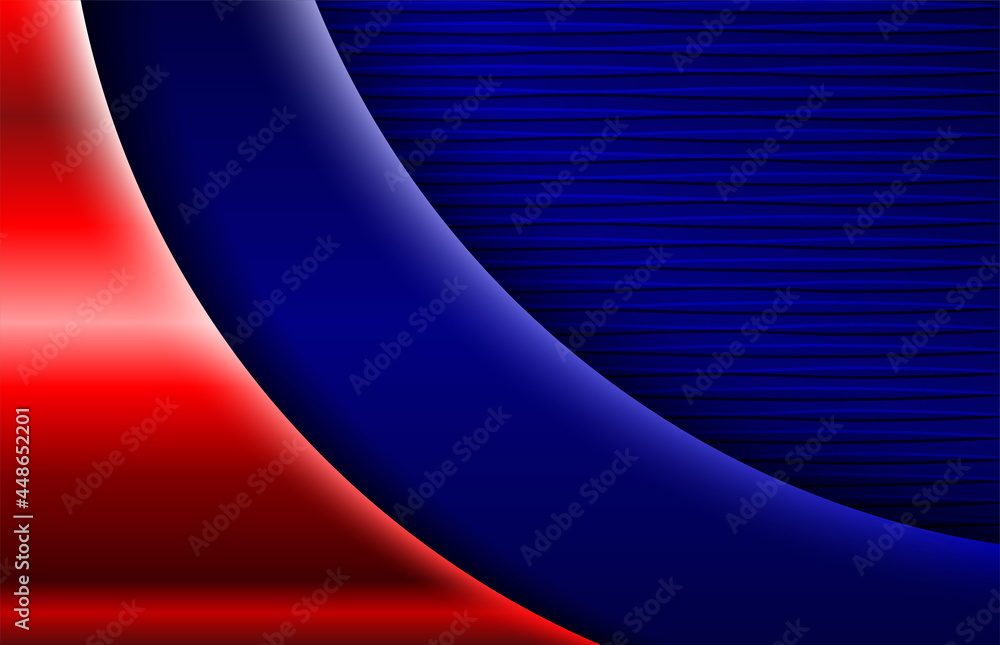 Vettoriale Stock Abstract deep red and blue vibrant gradient colors ...