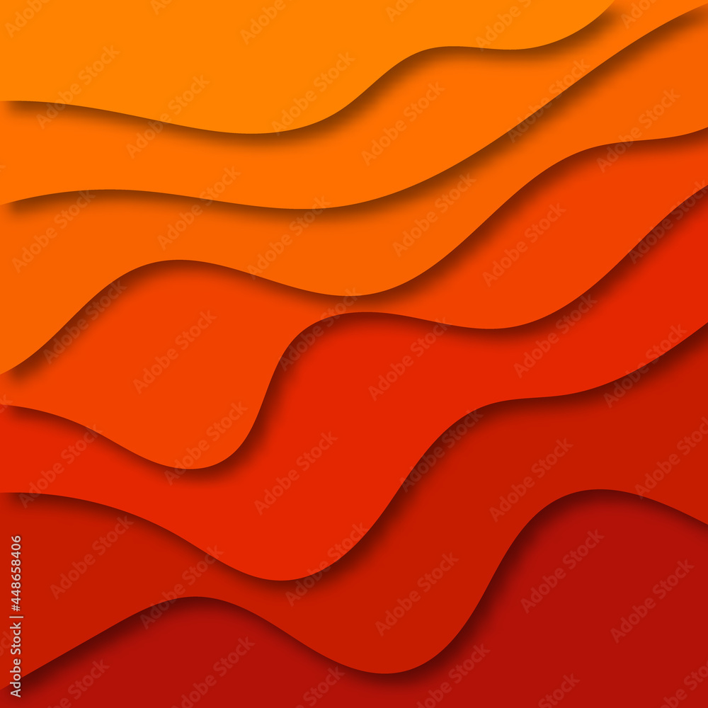 Cutted paper background. Abstract realistic paper decor for design with ...