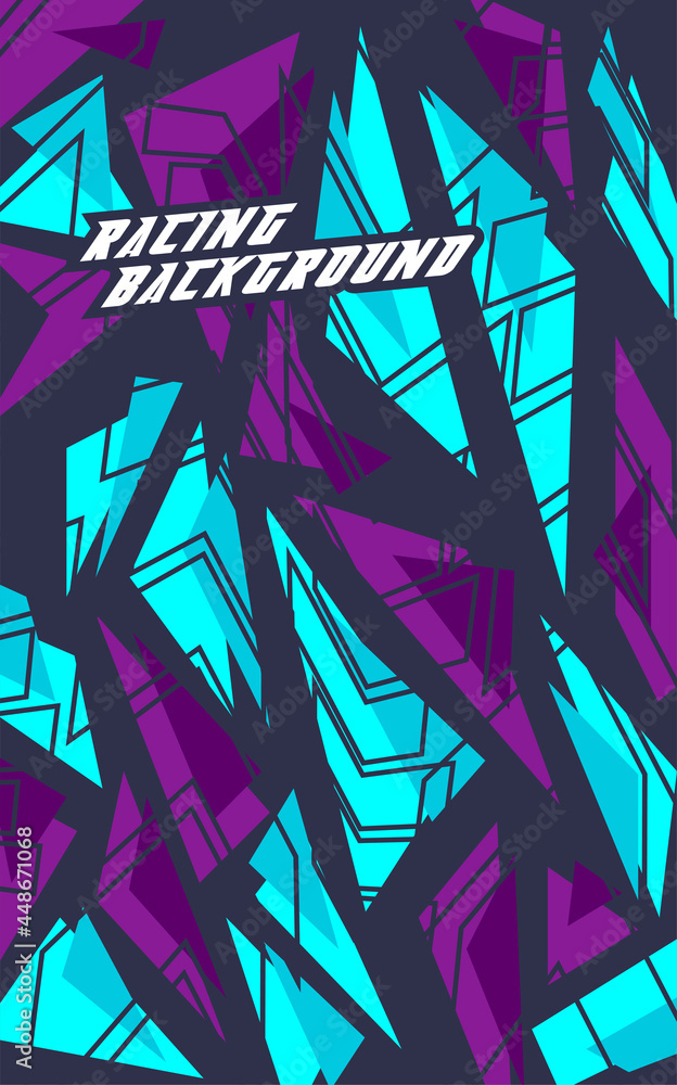 Abstract geometric backgrounds for sports and games. Abstract racing ...