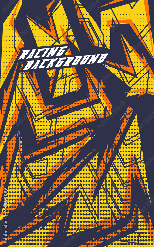 Abstract geometric backgrounds for sports and games. Abstract racing ...