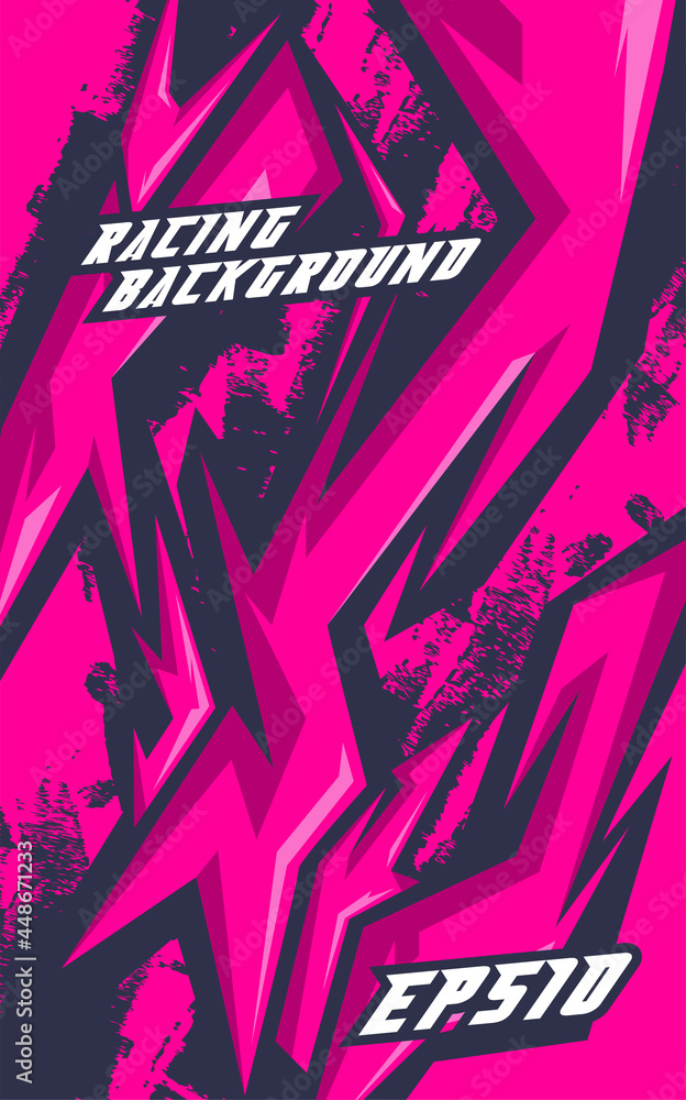 Abstract geometric backgrounds for sports and games. Abstract racing ...