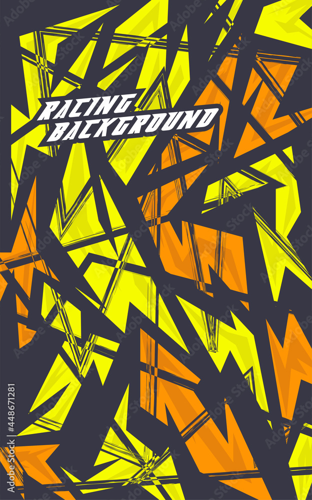 Abstract geometric backgrounds for sports and games. Abstract racing ...