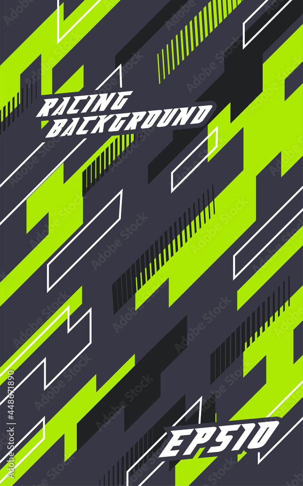 Abstract geometric backgrounds for sports and games. Abstract racing ...