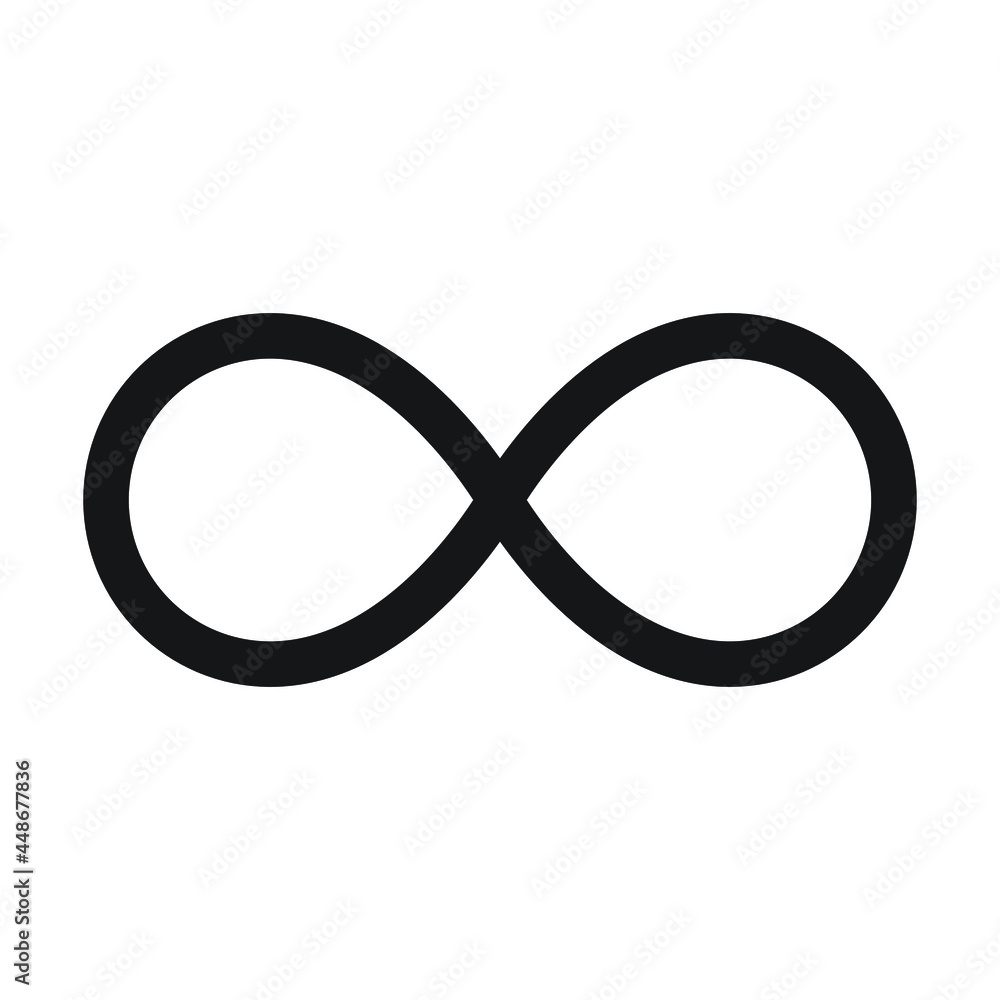 Infinity loop icon vector for graphic design, logo, web site, social ...