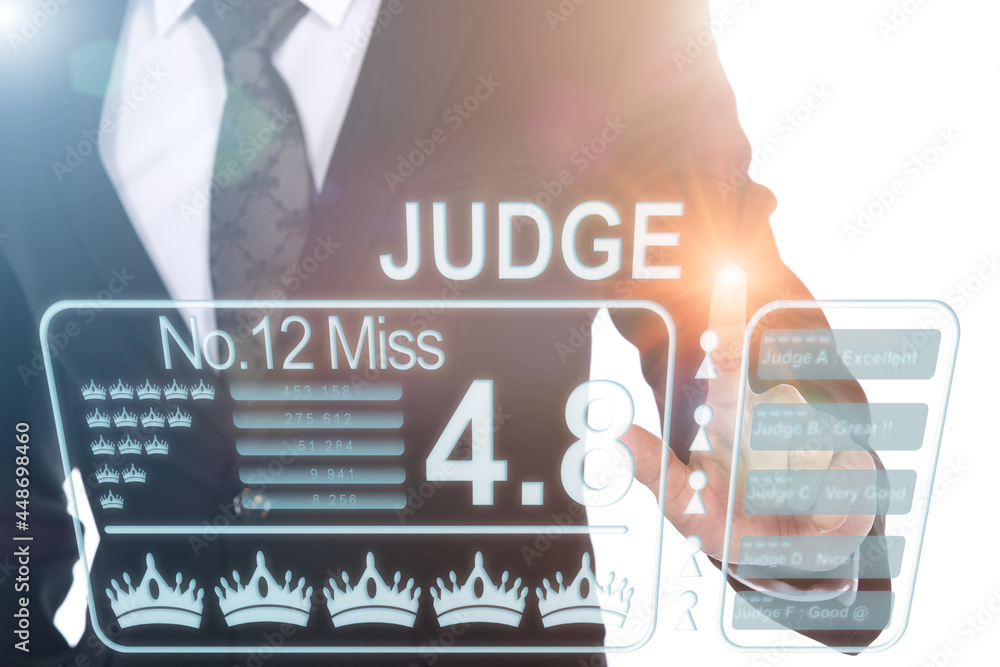 Social distancing Judge review all Contestants Score online via ...