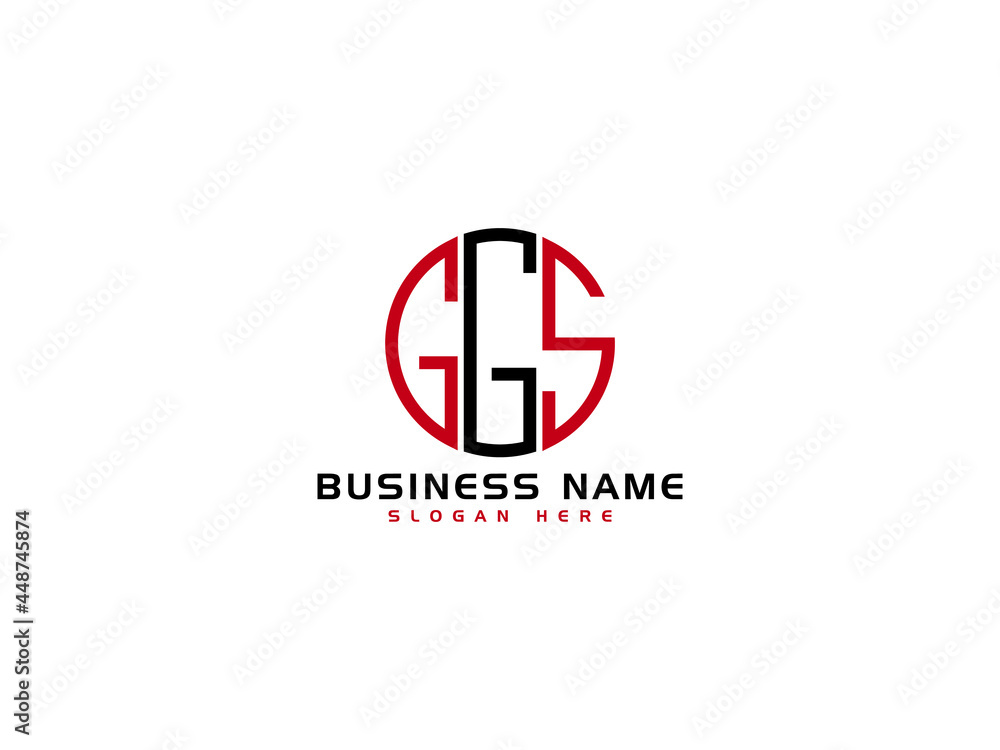 Creative GGS Logo Letter Vector Image Design For Your Business Stock ...