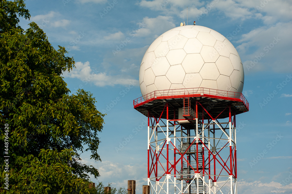 Meteorological observation station. Atmospheric research and monitoring ...