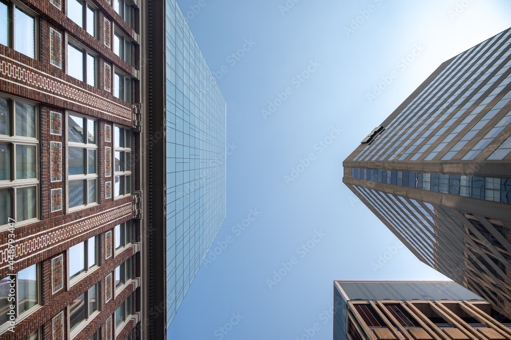 Edmonton, Alberta - July 30, 2021: Elevated view of Edmonton's downtown ...